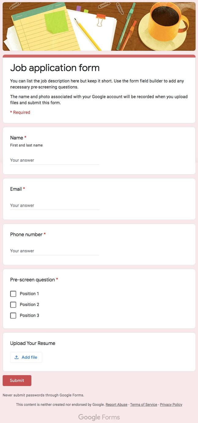 Streamline Your Text to Apply with Google Forms